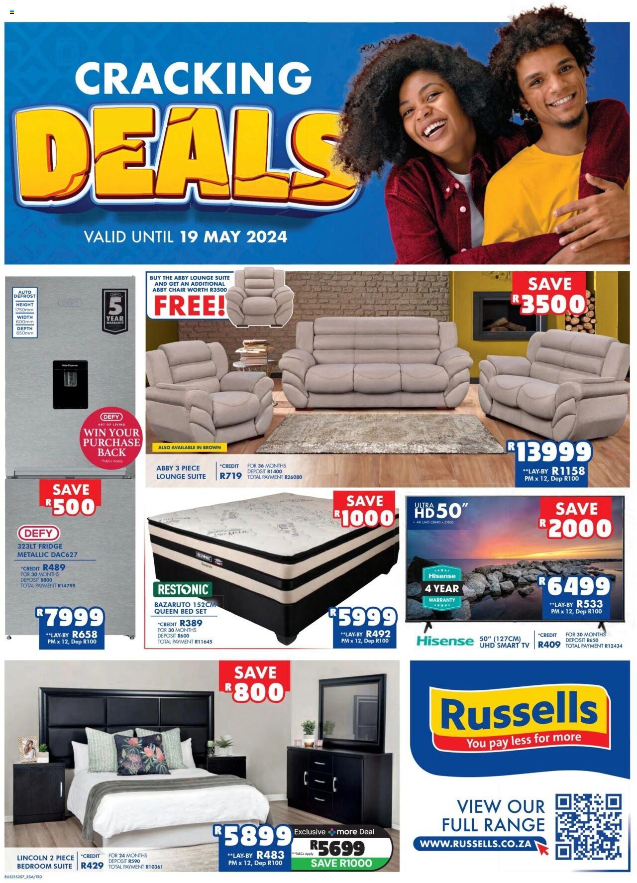 Black friday at russells furniture store