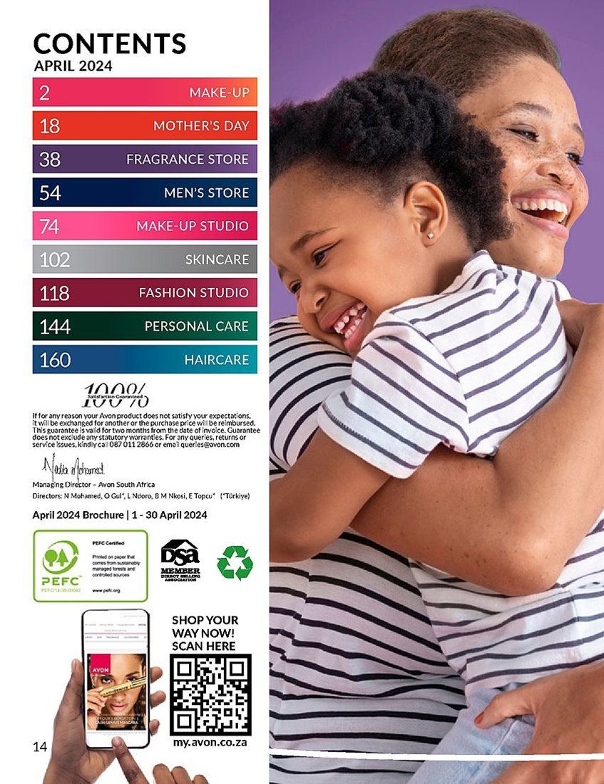 Avon Brochure April 2024 | Avon Specials | Avon South Africa