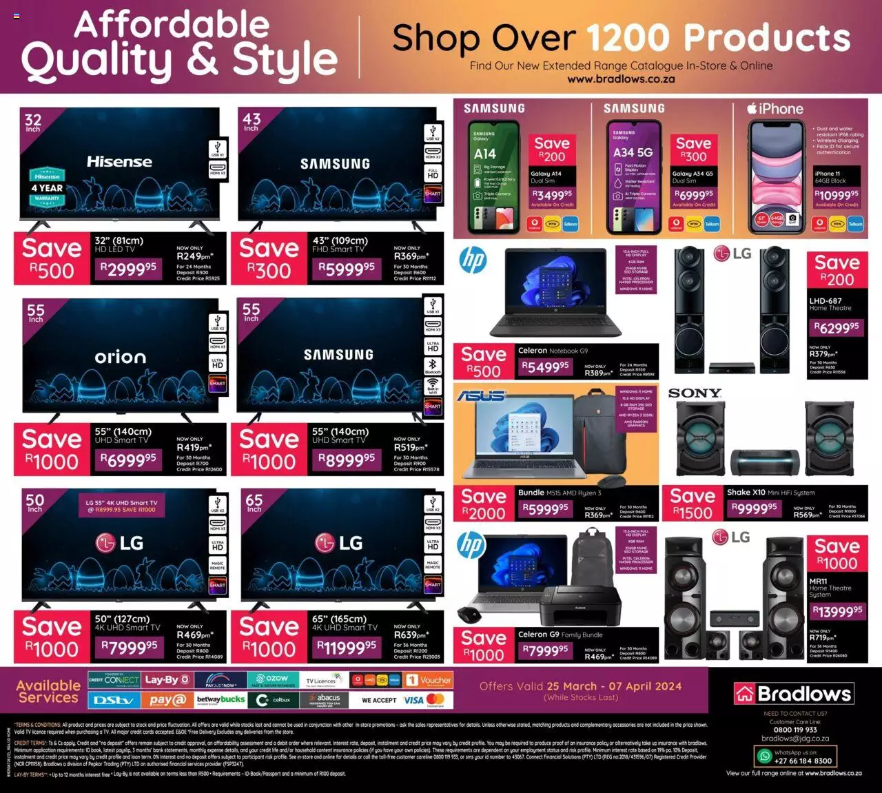 Bradlows Catalogue 25 Mar - 7 Apr 2024 | Bradlows Specials | SA