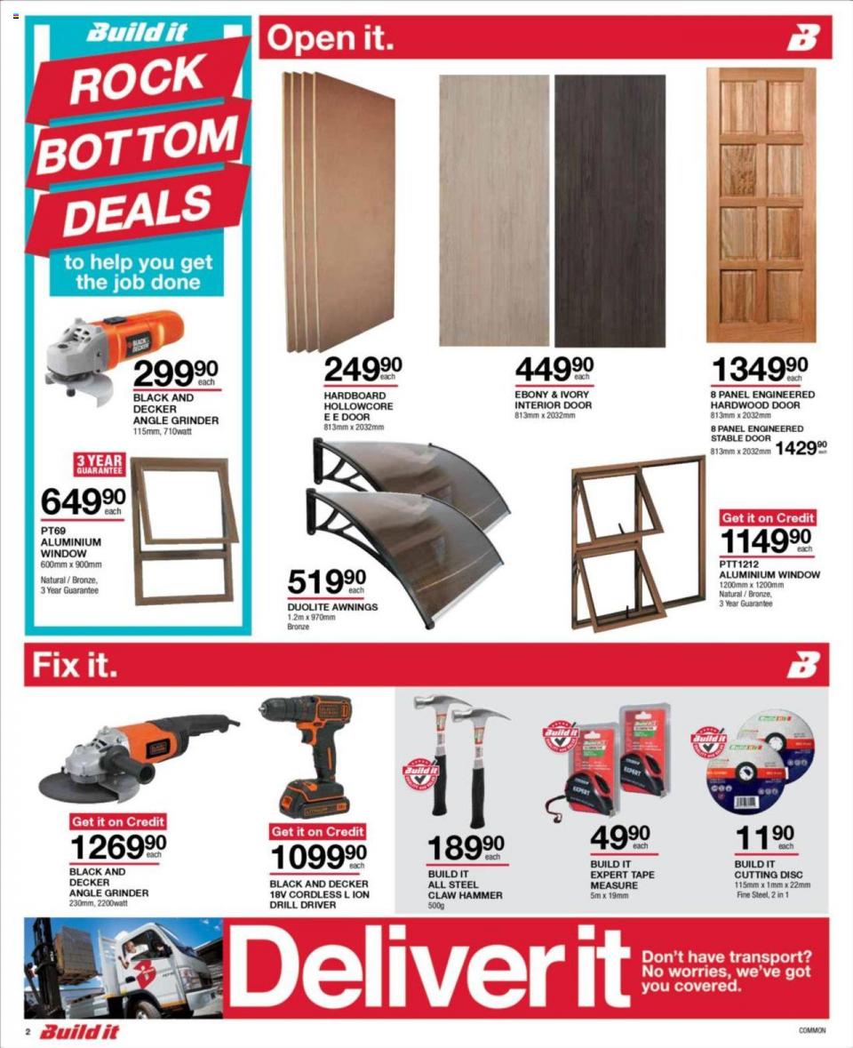 Build It Specials | Build It Catalogue | Build It New Catalogue | 2020 July
