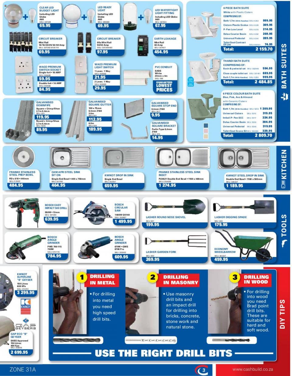 Cashbuild Catalogue | Cashbuild Specials | Cashbuild Building Material