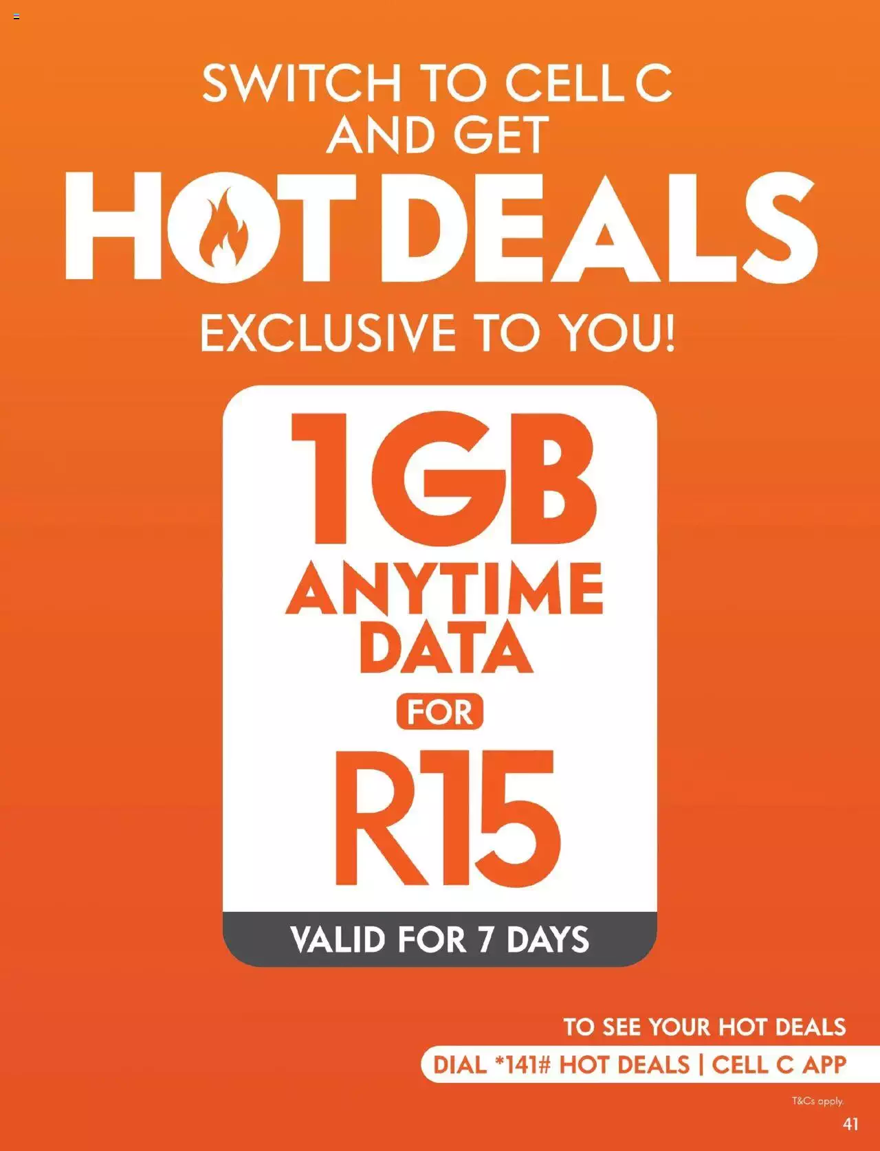 Cell C Specials 15 May - 4 Jul 2024 | Cell C Catalogue | 2024