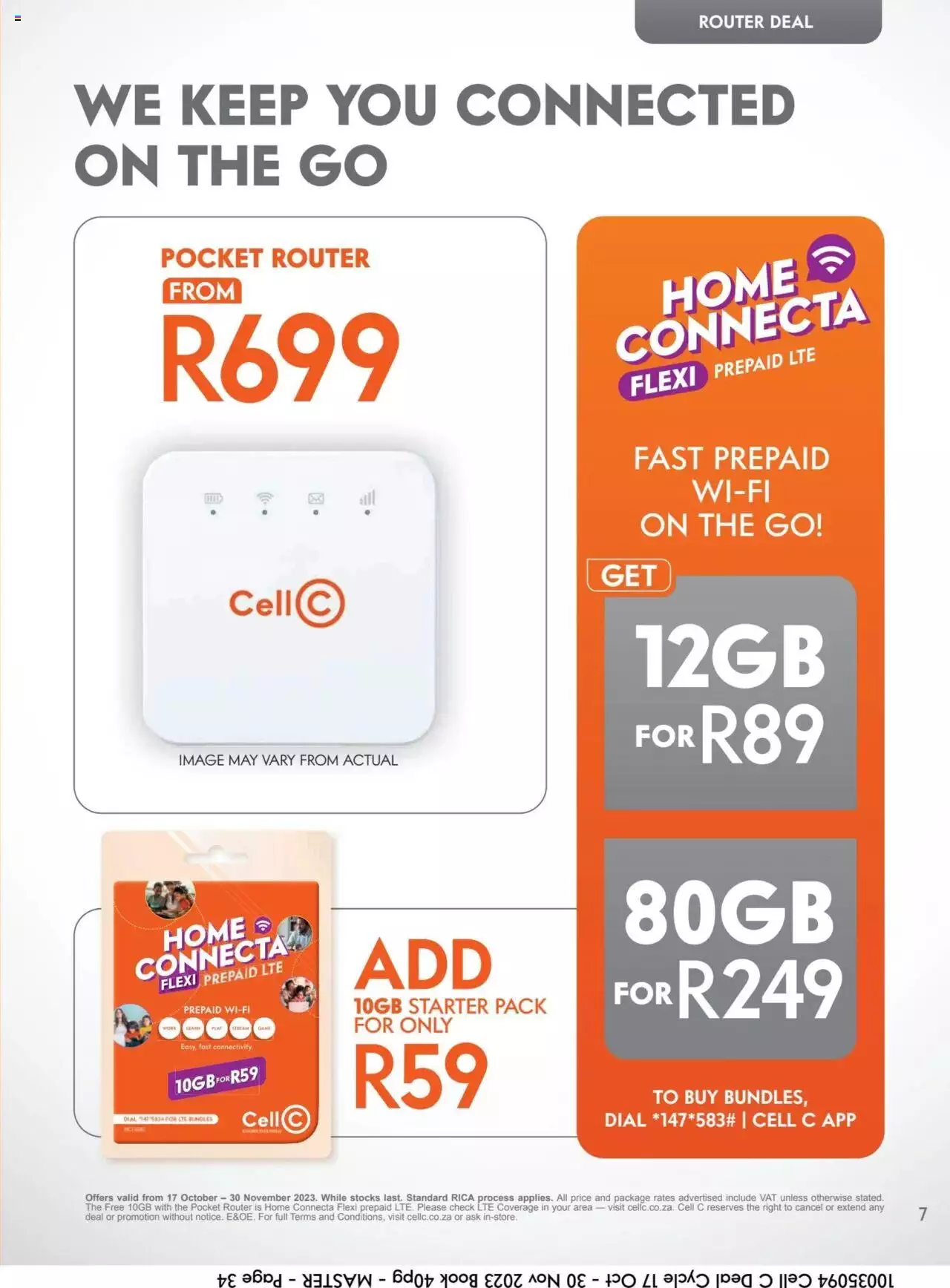 Cell C Specials 17 Oct - 30 Nov 2023 | Cell C Catalogue | 2023