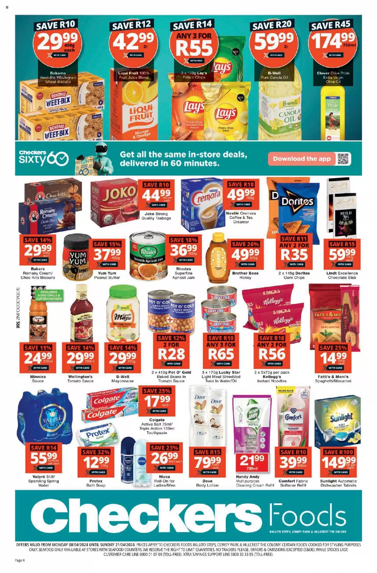 Checkers Specials 8 - 21 April 2024 | Checkers Catalogue | 2024