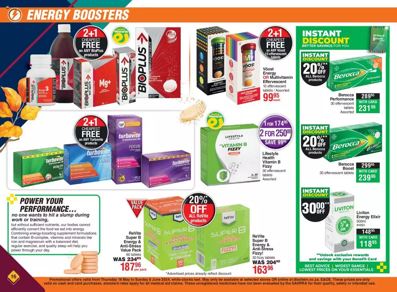 Dischem Specials 16 May - 9 Jun 2024 | Dischem Catalogue | 2024