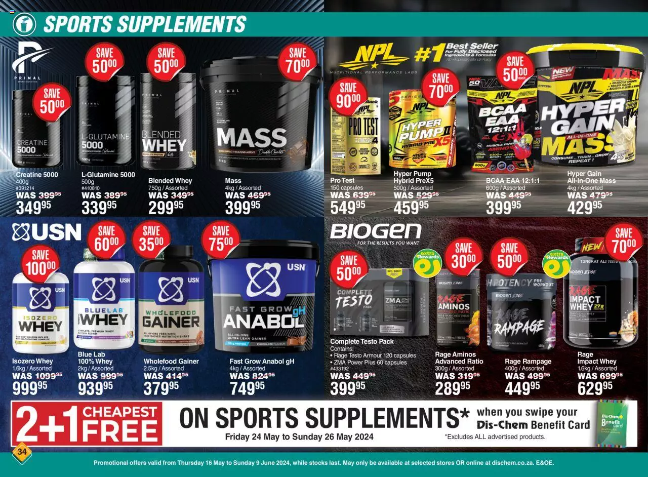 Dischem Specials 16 May - 9 Jun 2024 | Dischem Catalogue | 2024