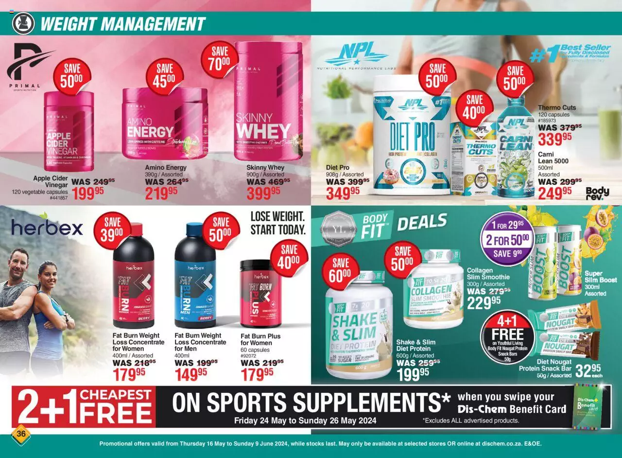 Dischem Specials 16 May - 9 Jun 2024 | Dischem Catalogue | 2024