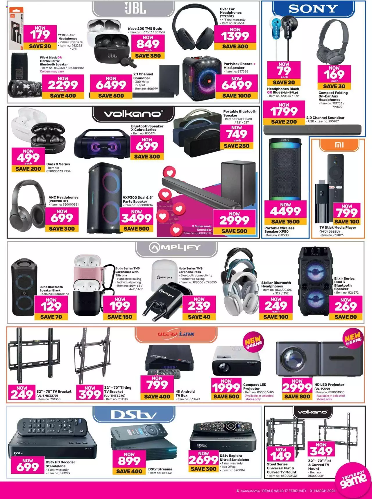 Game Specials 17 Feb - 1 Mar 2024 | Game Store Catalogue