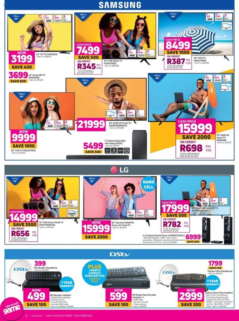 Game Specials 19 October 2022 | Game Store Specials | Game Catalogue