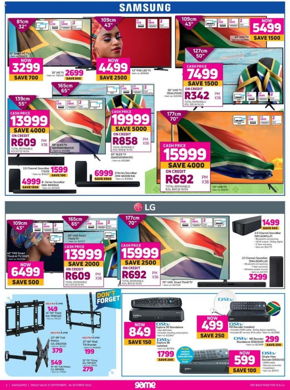 Game Specials 21 Sep 2022 | Game Catalogue | Game Store Specials