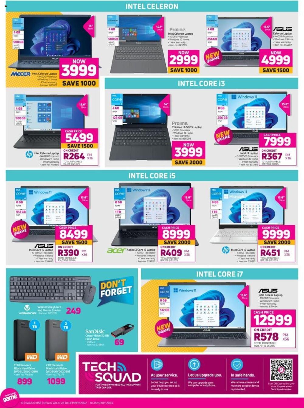 Game Specials 28 Dec 2022 | Game Catalogue | Game Specials