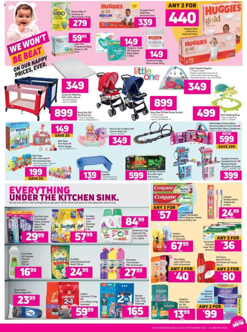 Game Specials 28 Dec 2022 | Game Catalogue | Game Specials