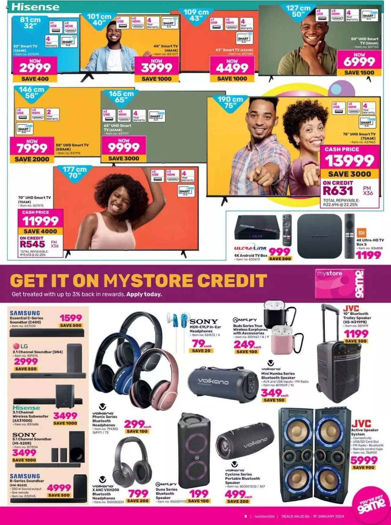 Game Specials 6 - 19 January 2024 | Game Store Catalogue