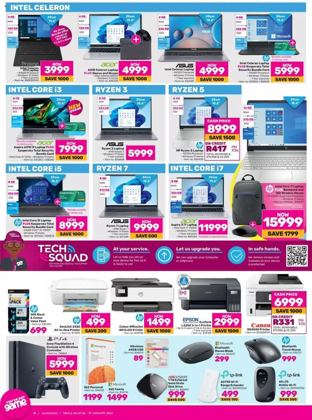 Game Specials 6 - 19 January 2024 | Game Store Catalogue