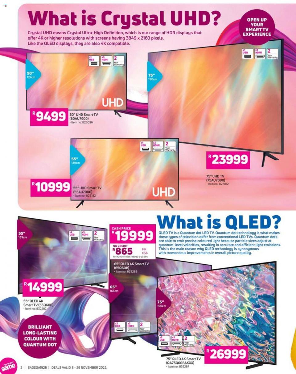Game Specials 8 Nov 2022 | Game Catalogue | Game Store Specials | SA