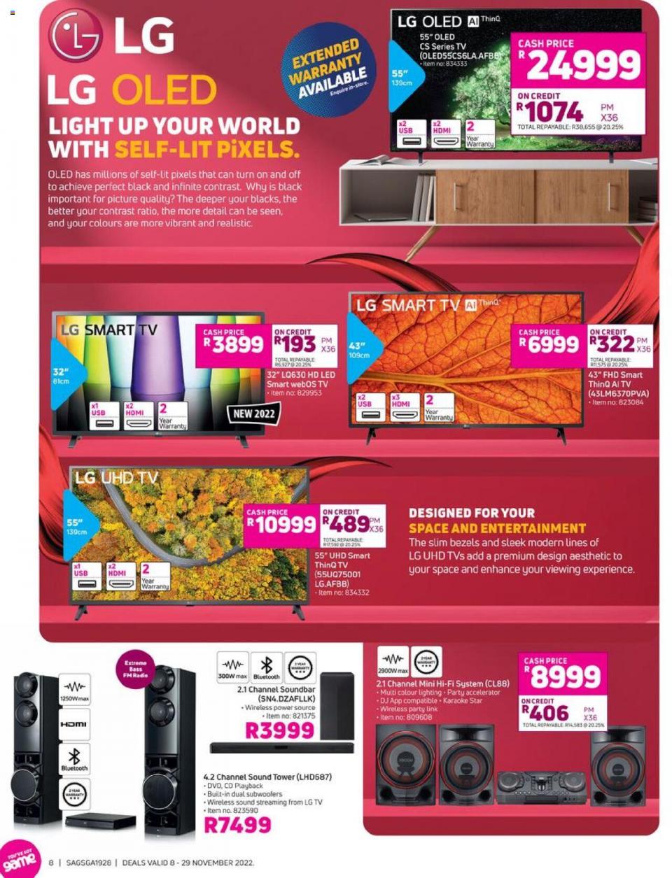 Game Specials 8 Nov 2022 | Game Catalogue | Game Store Specials | SA