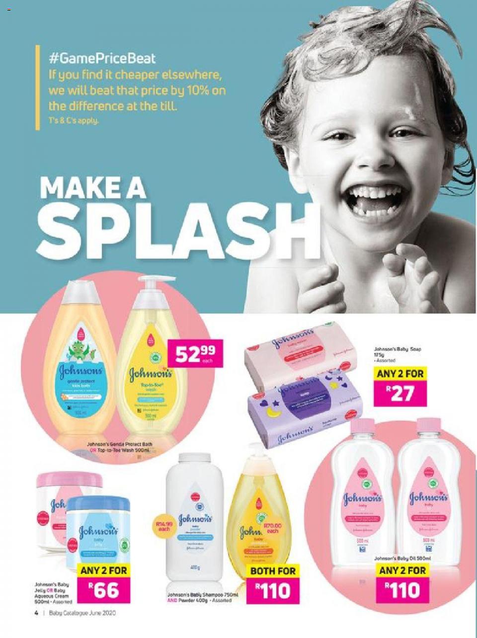 Game Specials | Game Catalogue | Game Baby Products | Game June