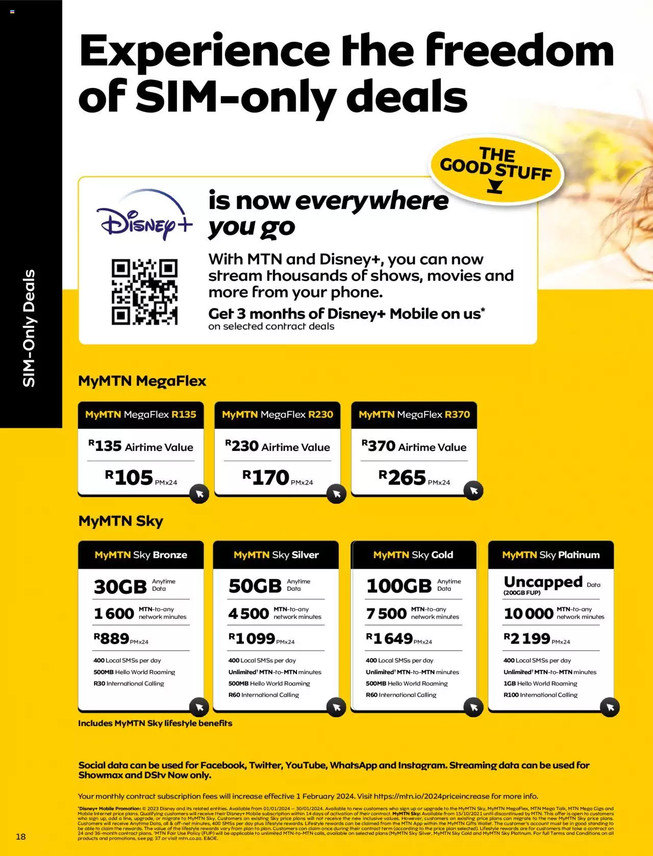 MTN Specials Yello January 2024 | MTN Catalogue | Mega Deals