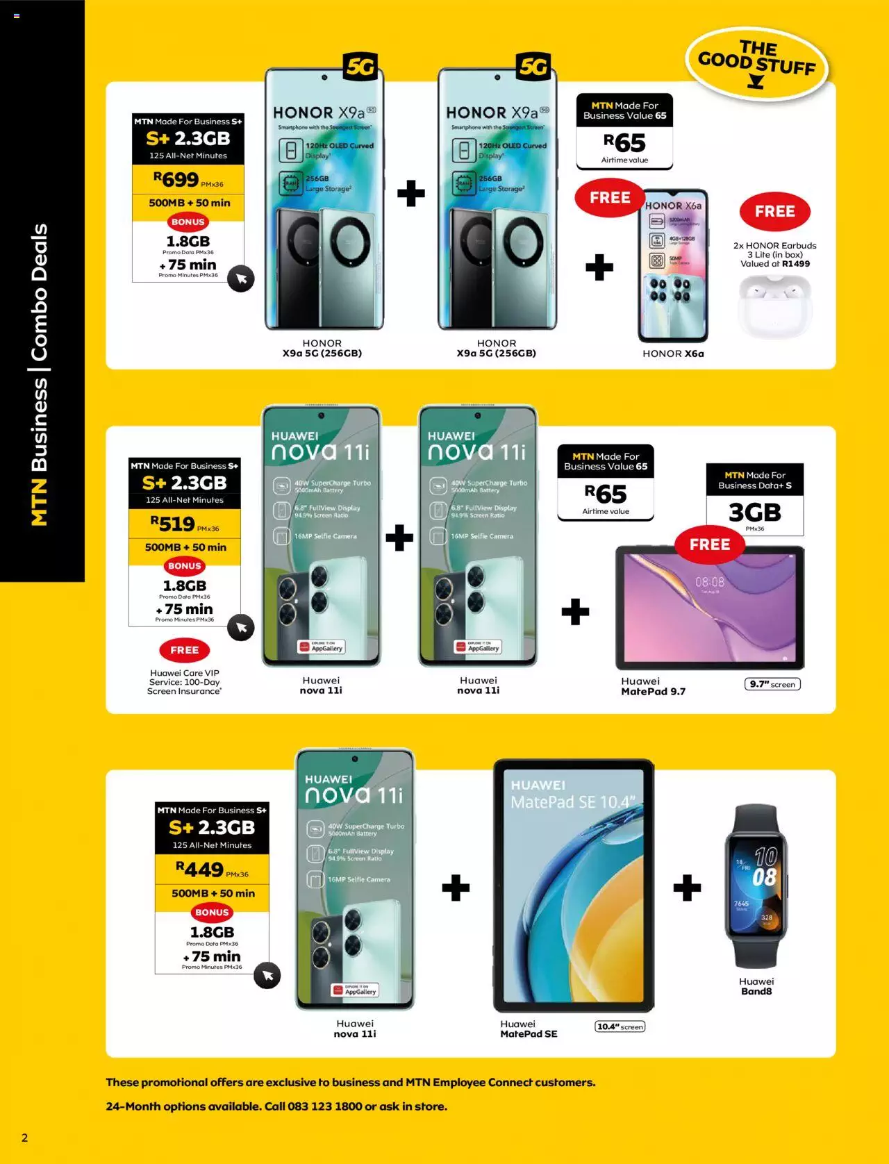MTN Specials Yello January 2024 | MTN Catalogue | Mega Deals