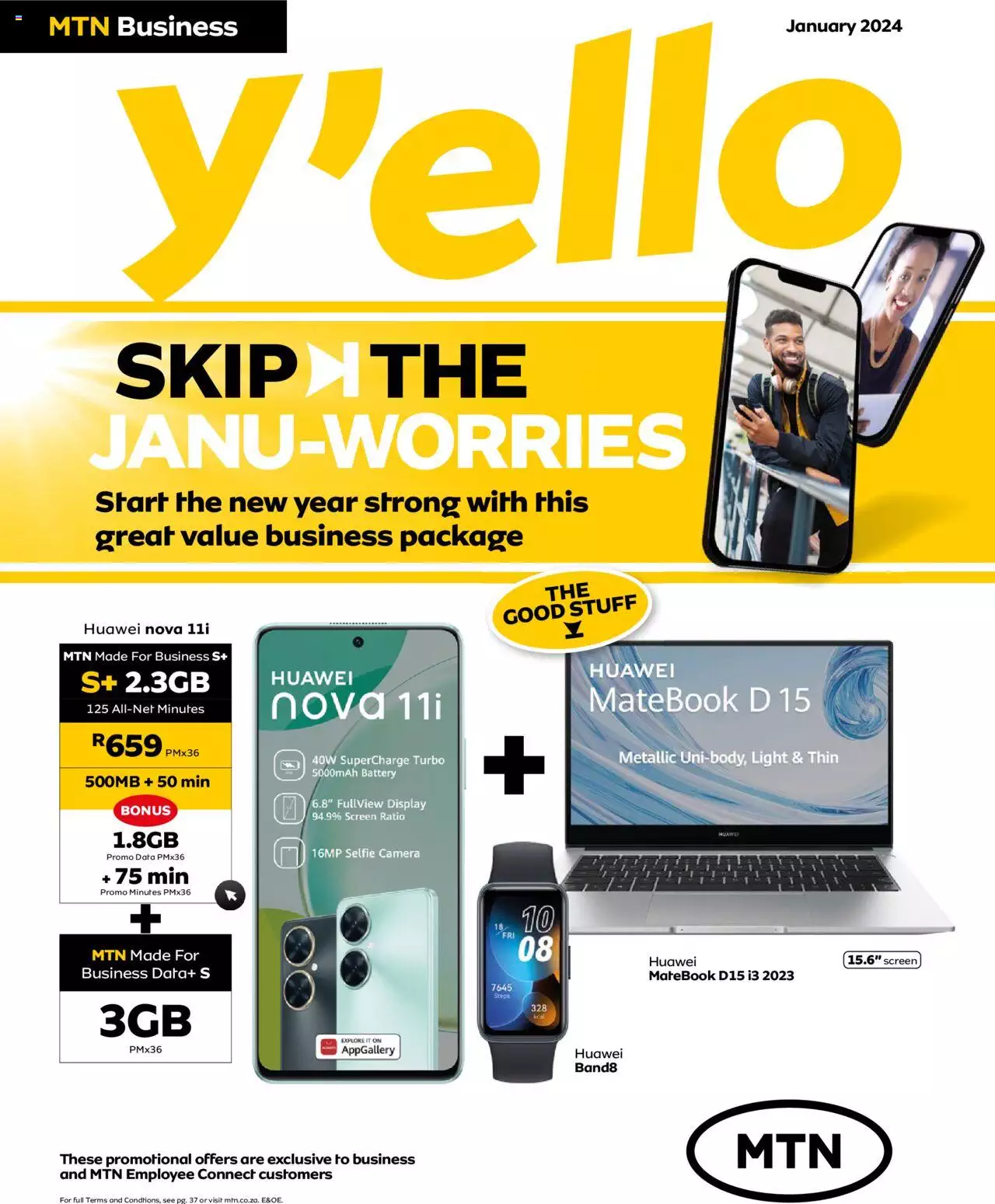 MTN Specials Yello January 2024 | MTN Catalogue | Mega Deals