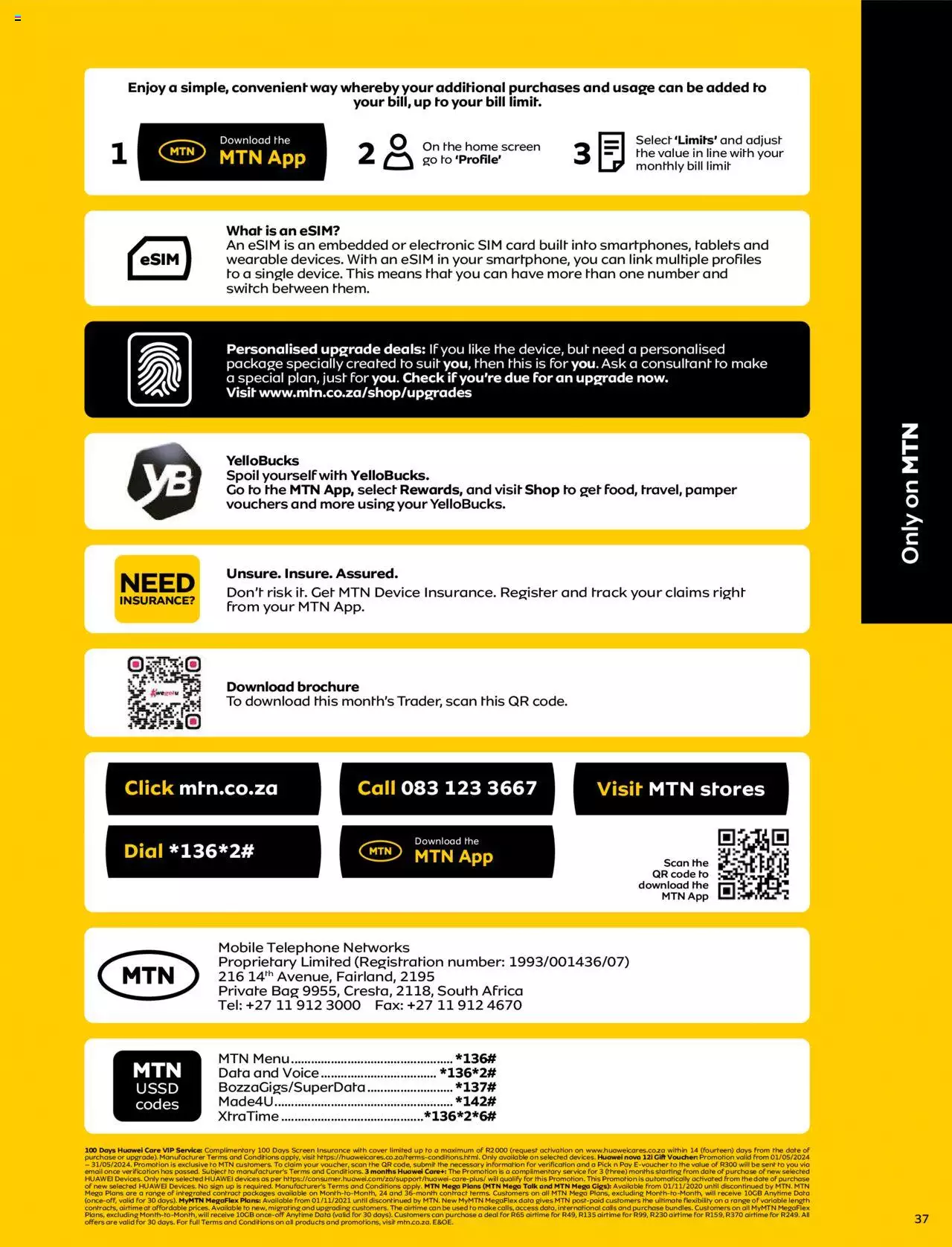 Mtn Specials Yello 1 - 31 May 2024 | MTN Catalogue | South Africa