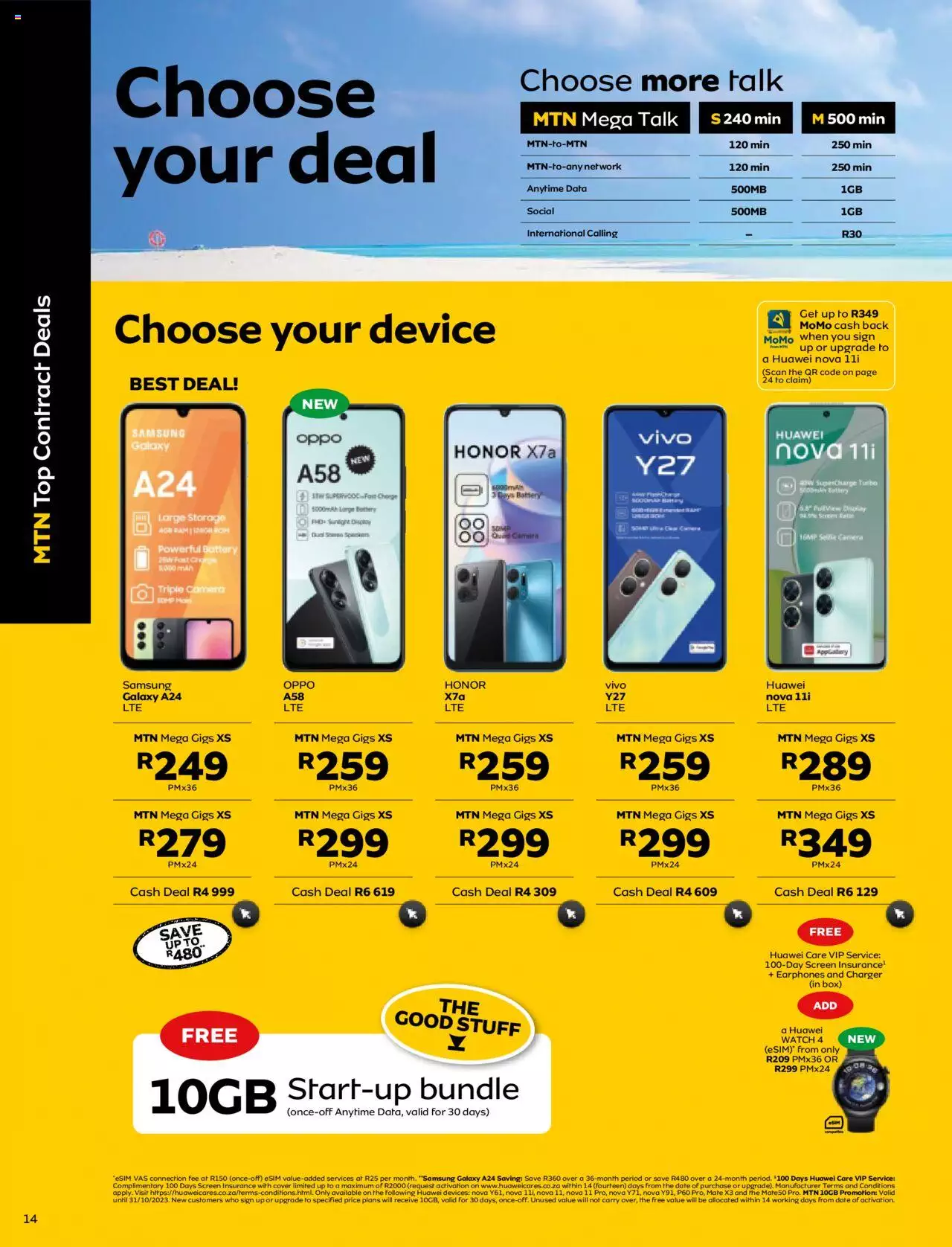 MTN Specials Yello October 2023 | MTN Catalogue | 2023
