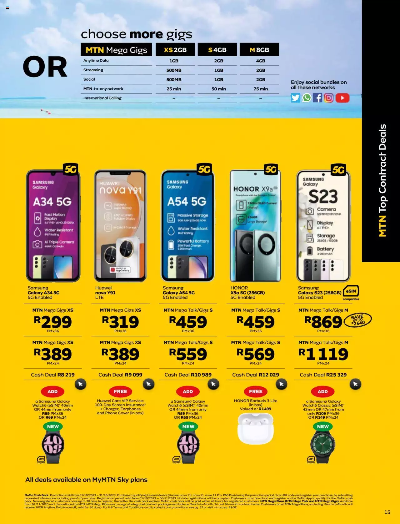 MTN Specials Yello October 2023 | MTN Catalogue | 2023