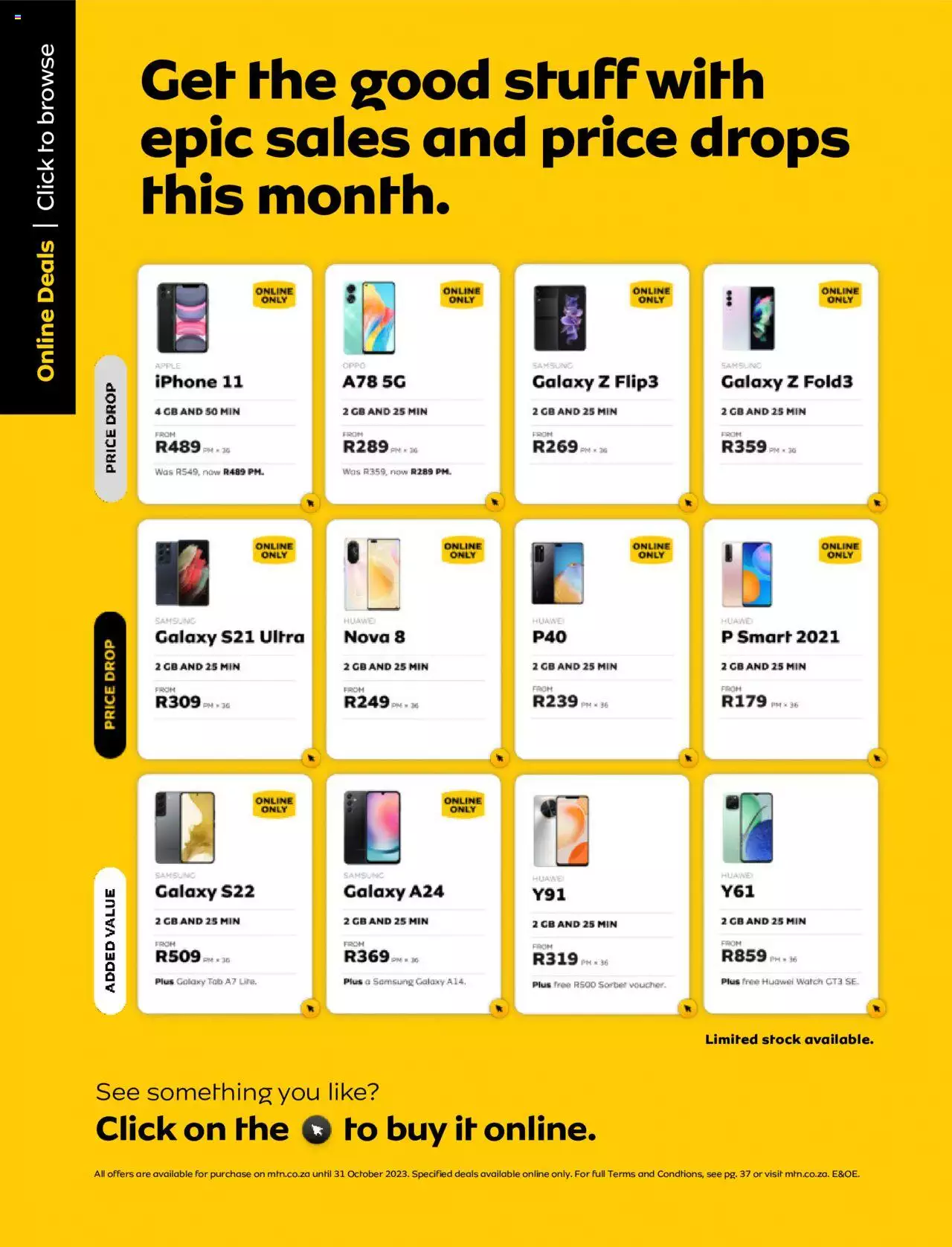 MTN Specials Yello October 2023 | MTN Catalogue | 2023