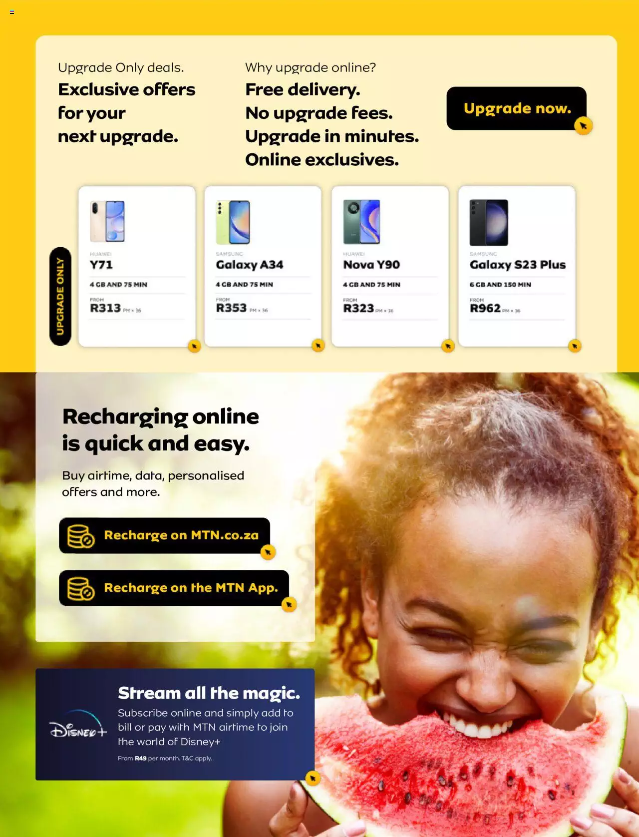 MTN Specials Yello October 2023 | MTN Catalogue | 2023