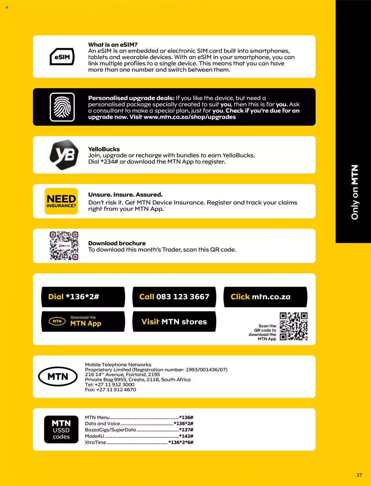 MTN Specials Yello October 2023 | MTN Catalogue | 2023