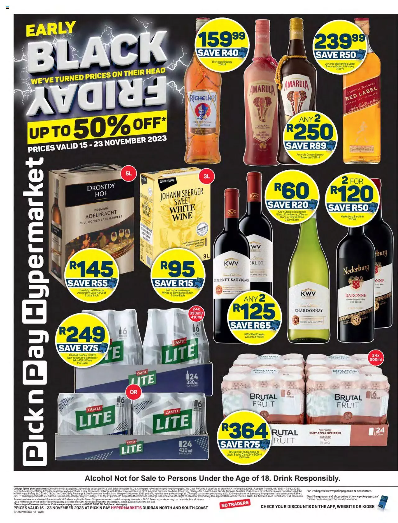 Pnp Specials Black Friday Nov 2023 | Pick n Pay Catalogue