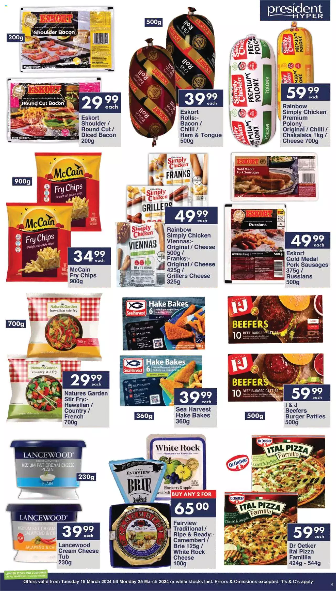 President Hyper Specials 19 - 25 March 2024 | Catalogue