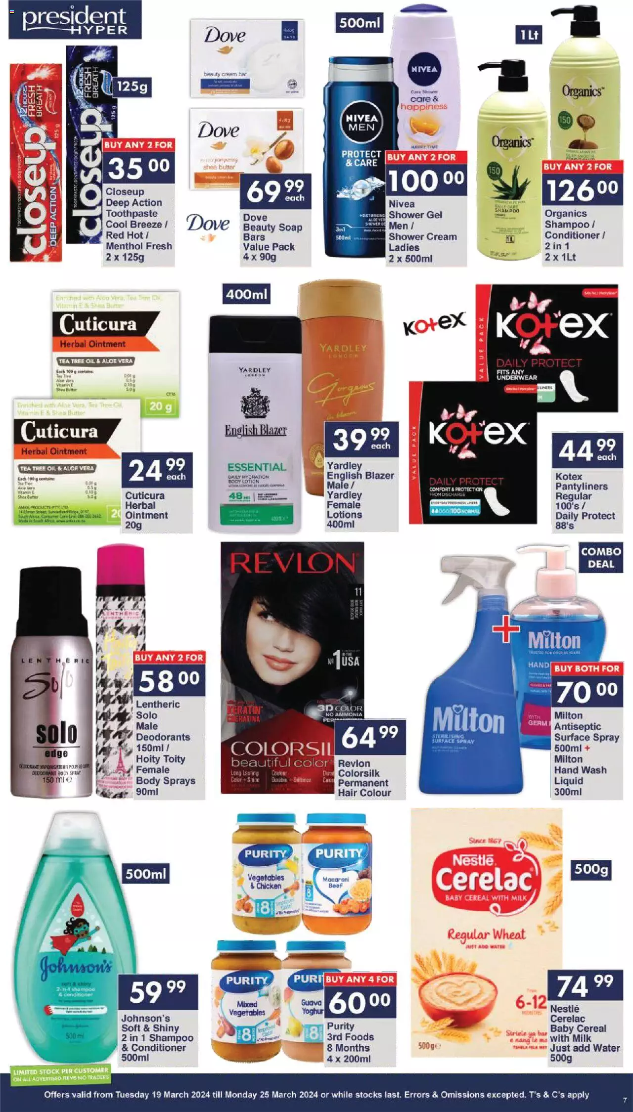 President Hyper Specials 19 - 25 March 2024 | Catalogue