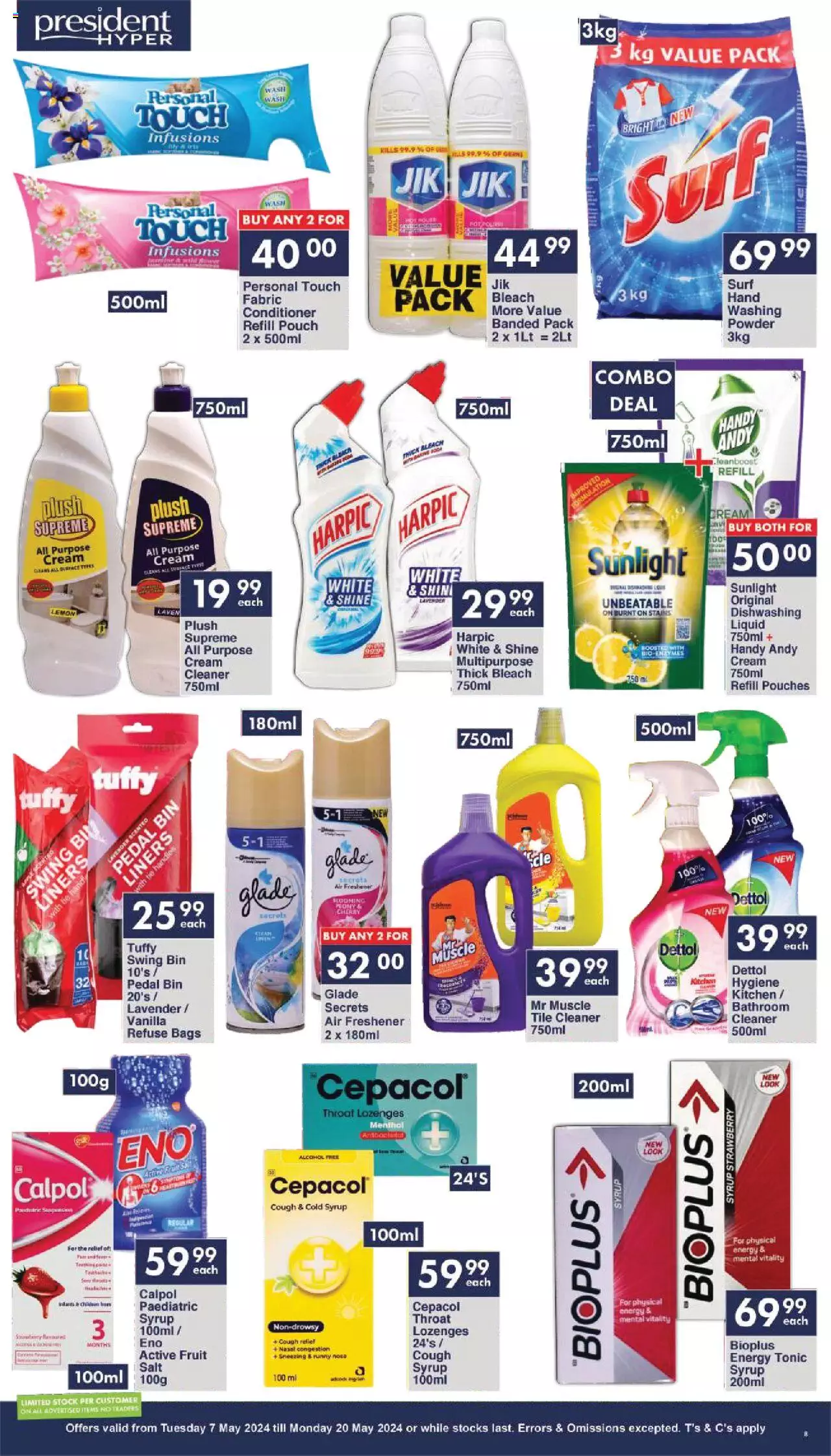 President Hyper Specials 7 - 20 May 2024 | President Hyper Sale