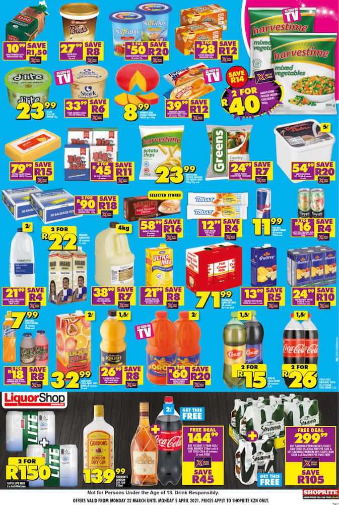 Shoprite Specials 22 March 2021 | Shoprite Catalogue | Shoprite Easter 21