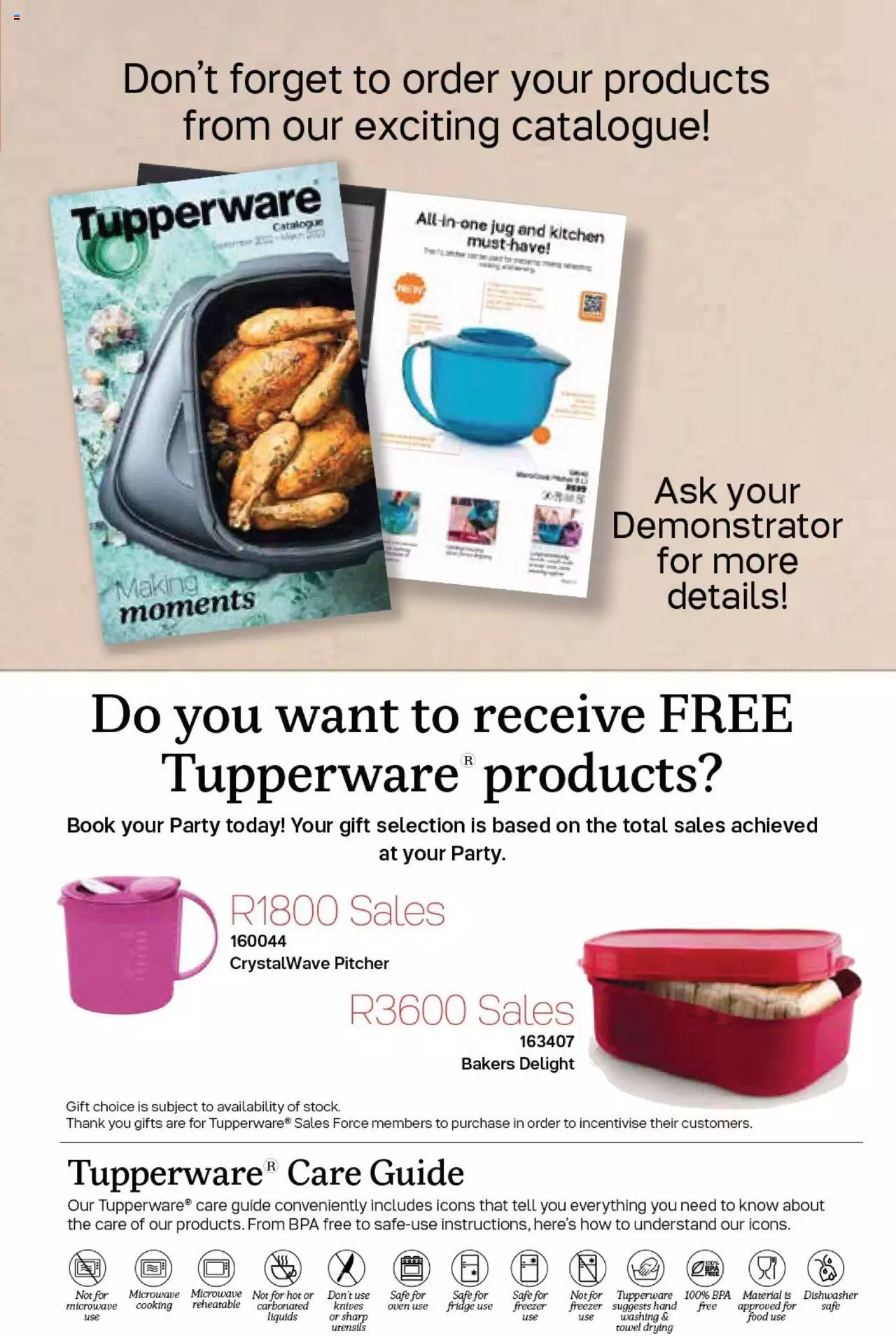 Tupperware Specials 8 March 2023 | Tupperware Catalogue | SA