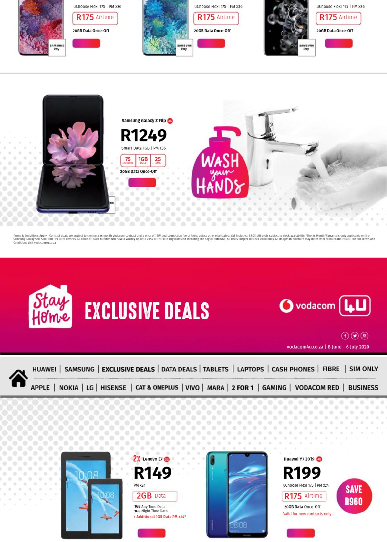 Vodacom Specials June 2020 | Vodacom Catalogue | Huawei P40 | 2020