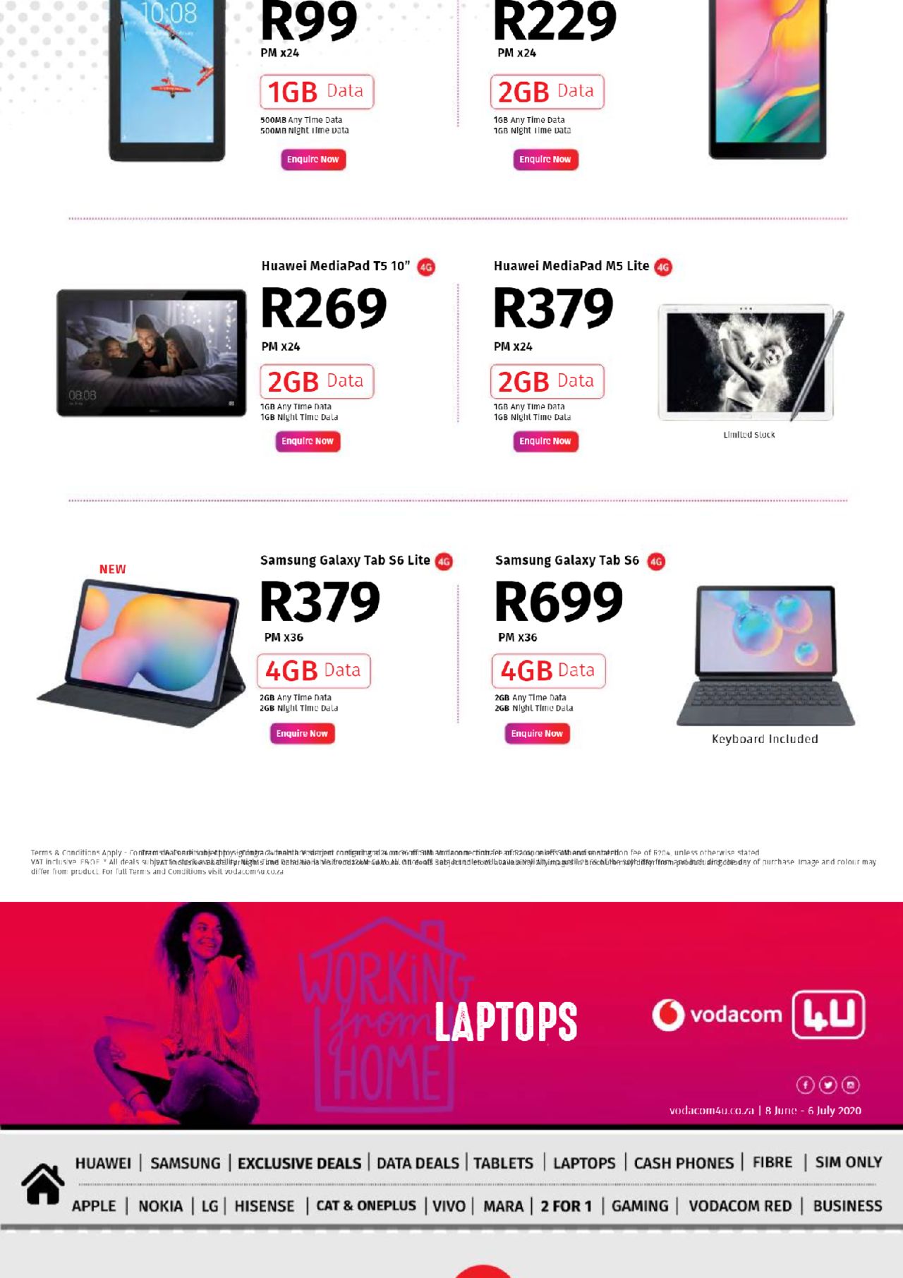 Vodacom Specials June 2020 | Vodacom Catalogue | Huawei P40 | 2020